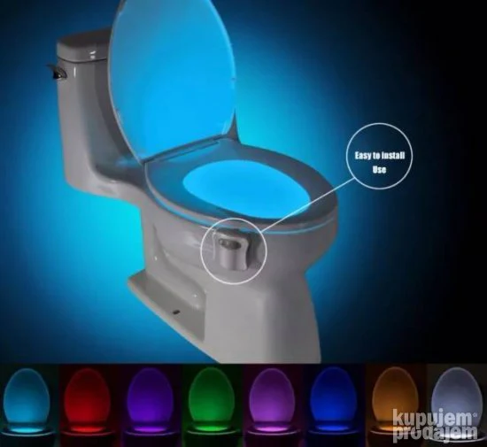 LED svetlo za WC šolju sa senzorom/8 boja