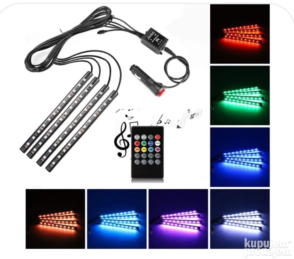 Led trake za auto RGB