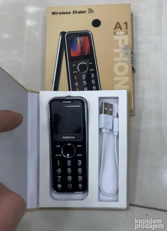 Mini nokia A1 - ultratanak telefon - Dual sim