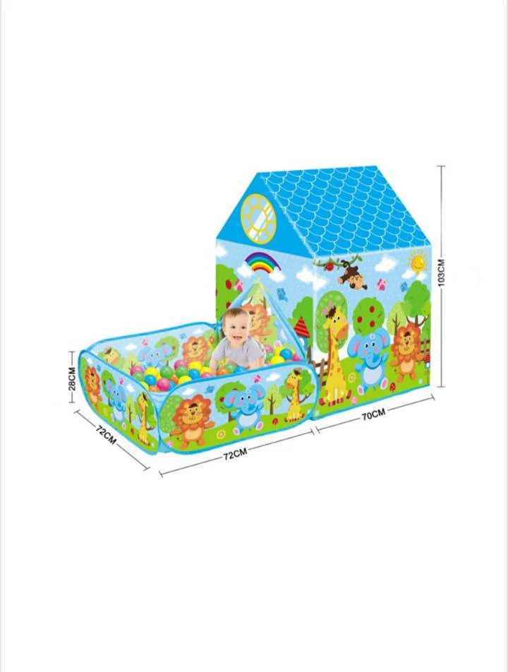 Mini sator za decu 2 u 1 sa 50 loptica -NOVO