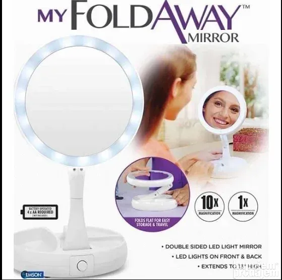 MyFoldAway sklopivo ogledalo sa rasvetom