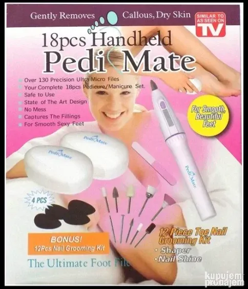 Pedi mate - Set za manikir i pedikir 18kom