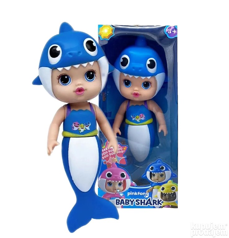 Plava beba lutka Baby shark muzička