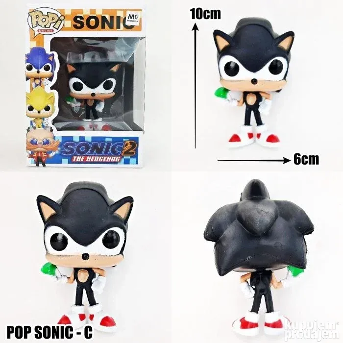 Pop sonic the hedgehog figurica Shadow boom