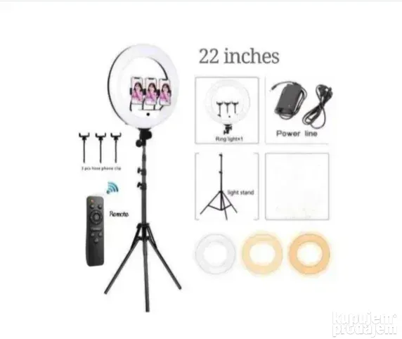 Ring light 22" - Ring light 56cm - Ring svetlo prsten