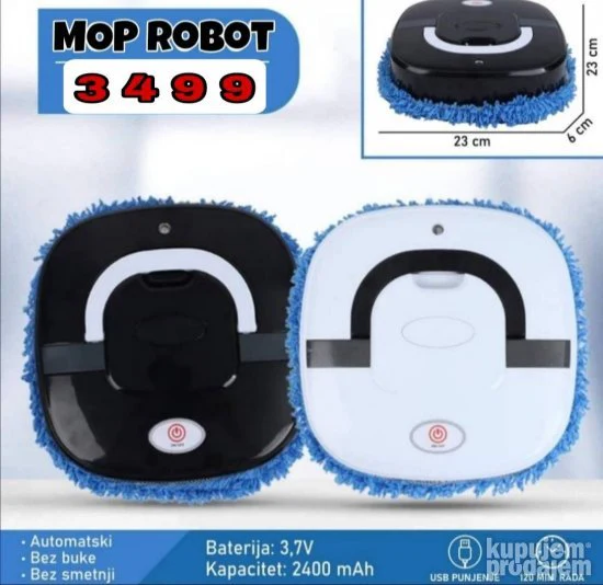 ROBOT usisivač/mop/osveživač 3u1