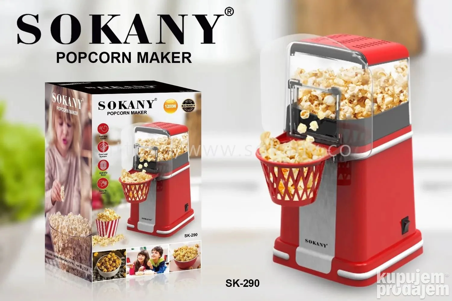 SOKANY aparat za kokice