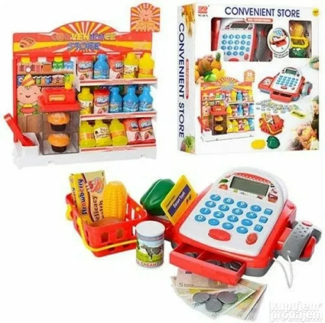 SUPERMARKET/prodavnica sa kasom sa decu