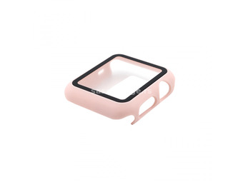 Tempered glass case za iWatch 38mm pink