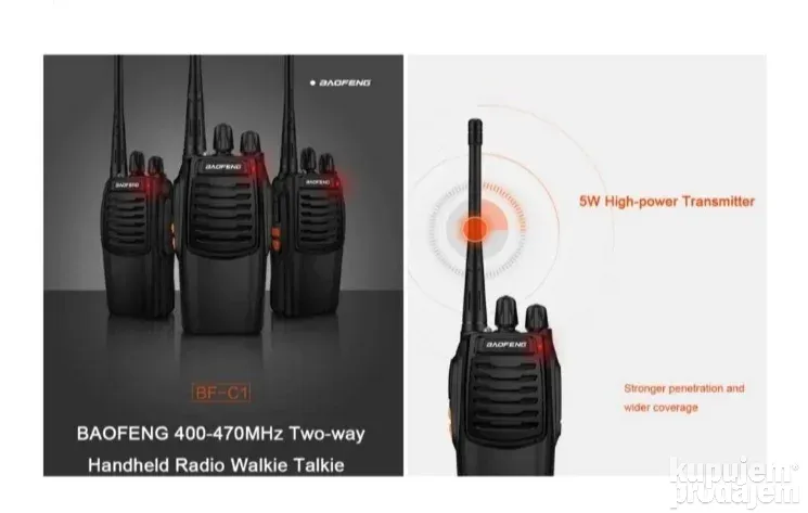 Toki Voki Baofeng BF-C1 - radio stanica