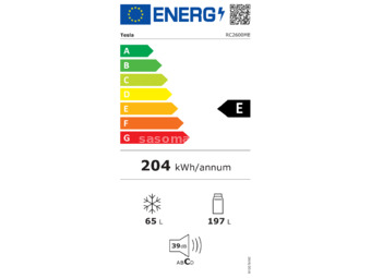 Frižider TESLA RC2600ME kombinovani/197l+65l/55 x 57 x 177,5/ beli