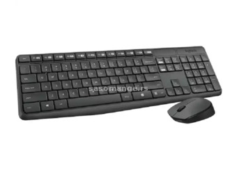 LOGITECH Bežična tastatura i miš MK235 (US)