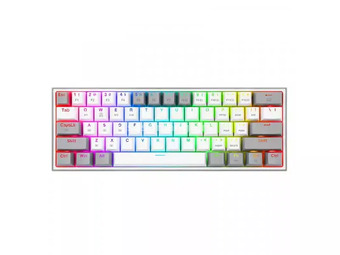 REDRAGON Fizz Pro K616 RGB Bežična/žična mehanička gejming tastatura, Belo-siva (K616-RGB-WG)