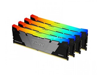 KINGSTON DIMM DDR4 128GB (4x32GB kit) 3200MT/s KF432C16RB2AK4/128 FURY Renegade RGB Black XMP