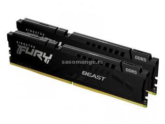 KINGSTON DIMM DDR5 64GB (2x32GB kit) 5600MT/s KF556C40BBK2-64 Fury Beast black