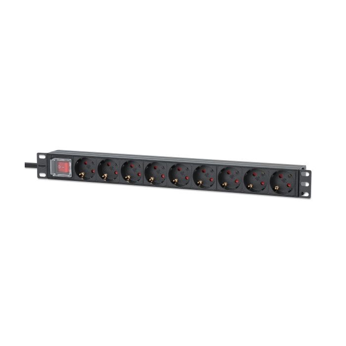 PDU kabl Intellinet 715133 19"/1U sa 9 utilnica/prekidač/2m