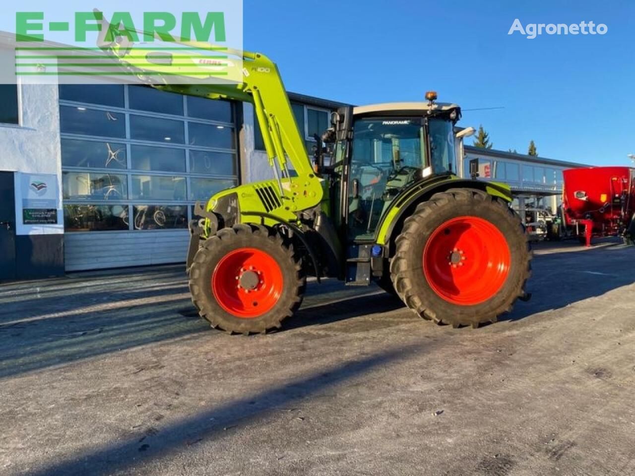 Claas arion 420 cis mit fl 100 traktor točkaš