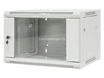 Rack orman Intellinet 711722 19"/6U 570x450x370/staklena vrata/bravica