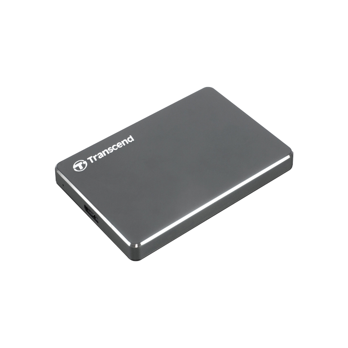 TRANSCEND 2TB 2.5", USB 3.1, StoreJet® 25C3, (Siva) - TS2TSJ25C3N 2TB, Siva, 2.5", USB 3.1