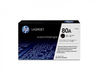 HP 80A Black (CF280A) Original LaserJet Toner Cartridge