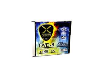 EXTREME DVD-R1168 4,7GBX16 SLIM CASE 1 KOM