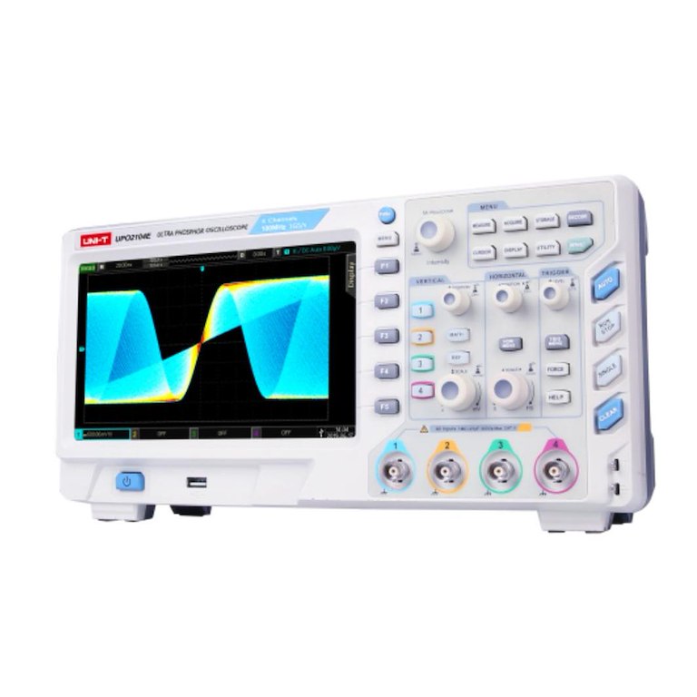 UPO2104 | UNI-T, Digital Storage Oscilloscope 4-channel 100MHz 2GS/s 56Mpts 8" Touch Display