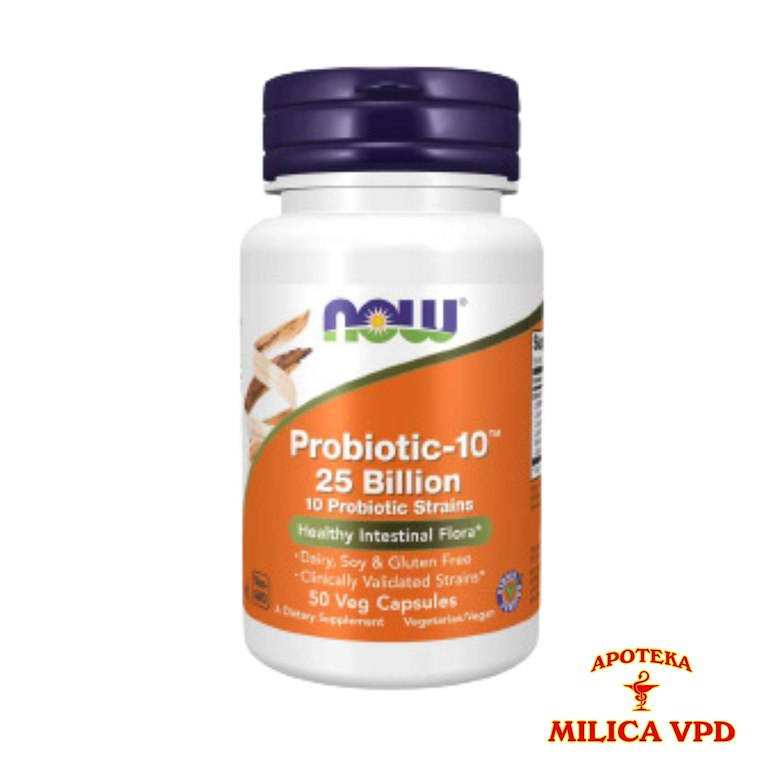 Now Probiotic-10 25 Bilion 50 kapsula