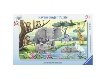 RAVENSBURGER puzzle - bebe životinje u Africi RA06136