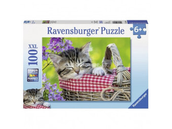 RAVENSBURGER puzzle (slagalice) - Pospana macka RA10539