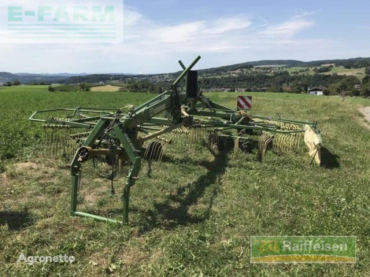 Krone schwader swadro 807 prevrtač sena