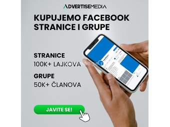 Kupujem FB stranice i grupe