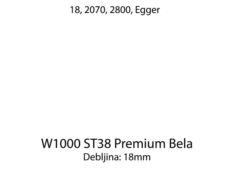 Onlinenamestaj W1000 ST38 Premium Bela