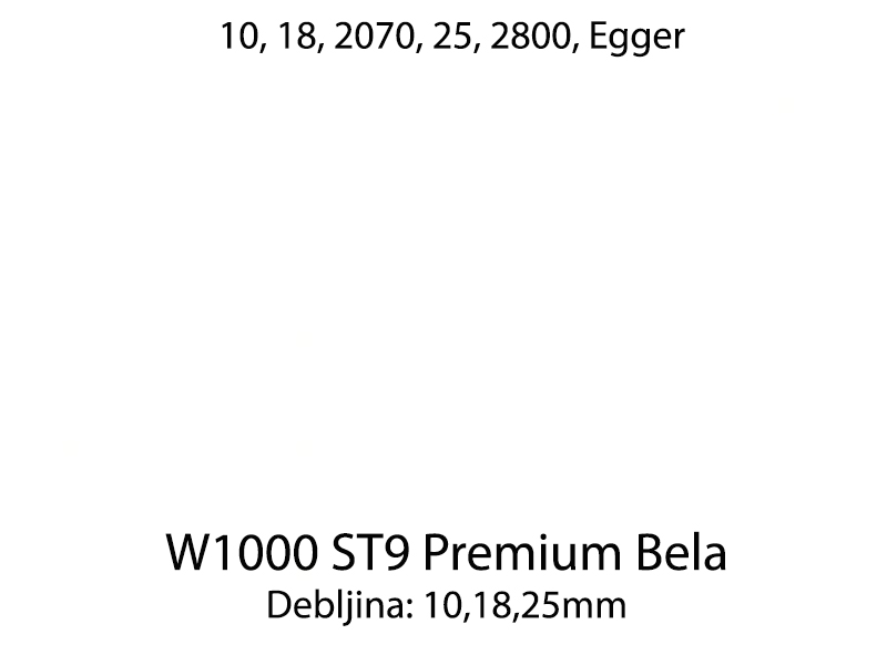 Onlinenamestaj W1000 ST9 Premium Bela