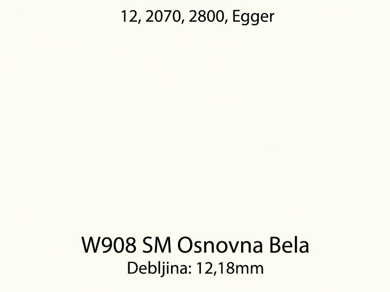 Onlinenamestaj W908 SM Osnovna Bela