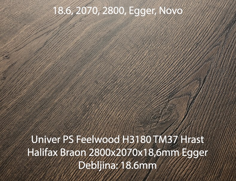 Onlinenamestaj PS Feelwood H3180 TM37 Hrast Halifax Braon