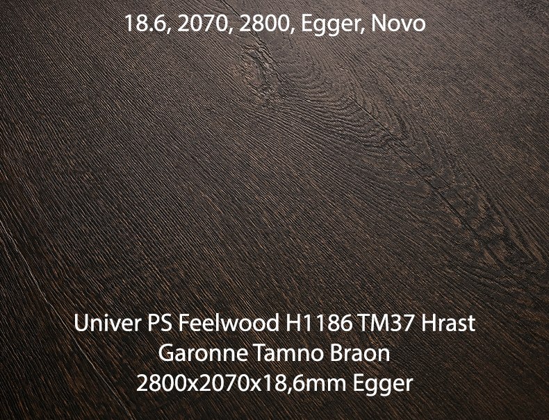 Onlinenamestaj PS Feelwood H1186 TM37 Hrast Garonne Tamno Braon