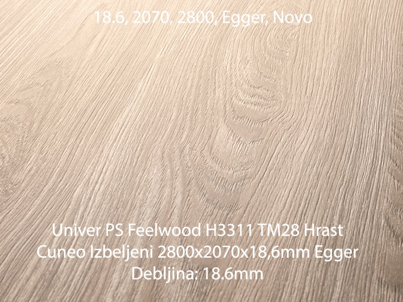 Onlinenamestaj PS Feelwood H3311 TM28 Hrast Cuneo Izbeljeni