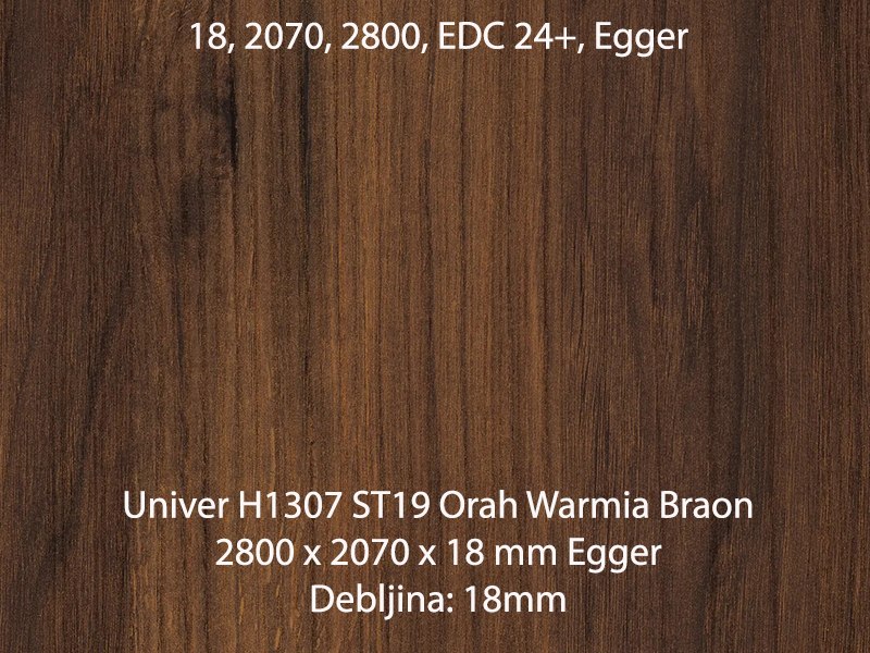 Onlinenamestaj H1307 ST19 Orah Warmia Braon