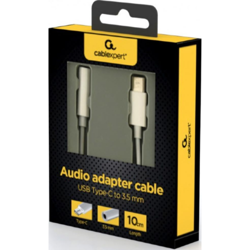 A-CM-3.5F-01 Gembird USB type-C plug to stereo 3.5 mm audio adapter cable, white