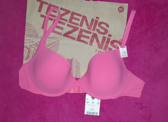 Tezenis roze brus mikrofiber 80B NOVO!