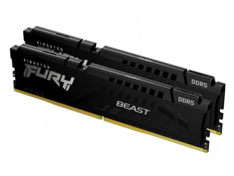 KINGSTON DIMM DDR5 16GB (2X8) 5600MT/S FURY BEAST BLACK XMP (KF556C40BBK2-16) CENA
