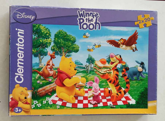 DISNEY Clementoni Puzle "2 u 1" 2 x 20