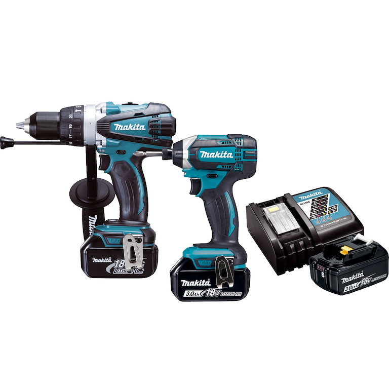 Makita Set DLX2145X1 udarni odvijač DTD152 + Udarna bušilica DHP458, DLX2145X1