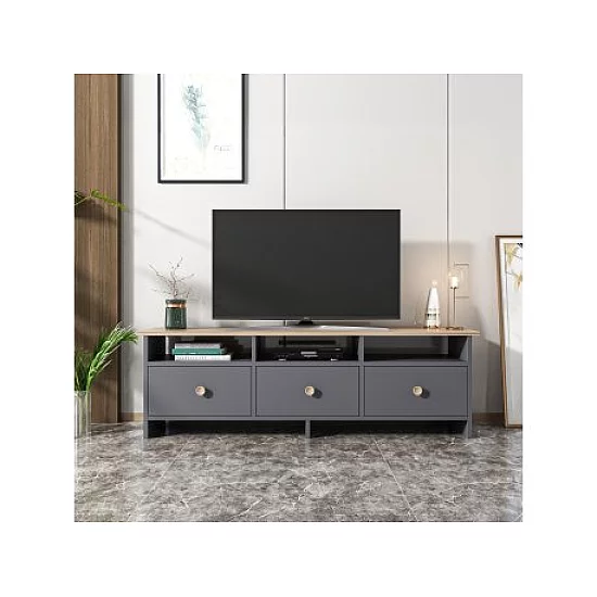 HANAH HOME TV POLICA OSLO ANTHRACITE CENA
