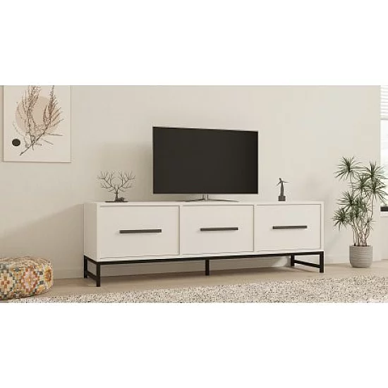 HANAH HOME TV POLICA MELODY WHITE CENA