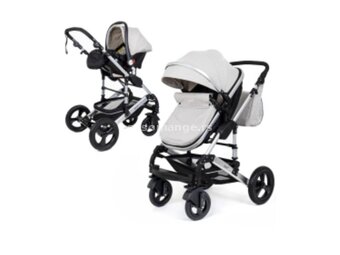 Jungle Kolica za bebe 3 u 1 Oxy - Light Grey