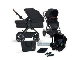 KINDERKRAFT Kolica 3U1 B-TOUR PRO BLACK