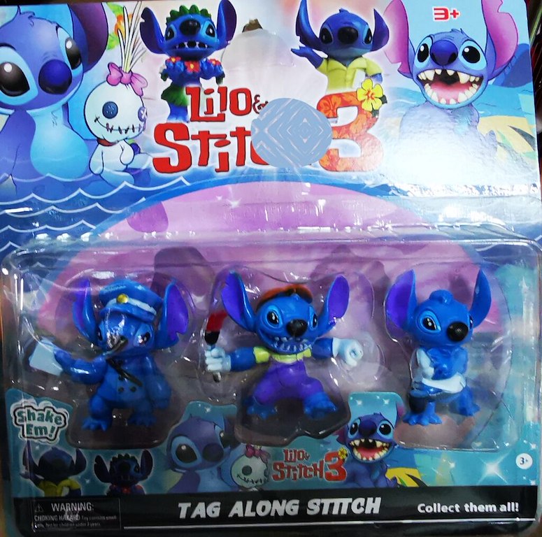 Stitch figure 3 komada u kompletu Nova u kutiji