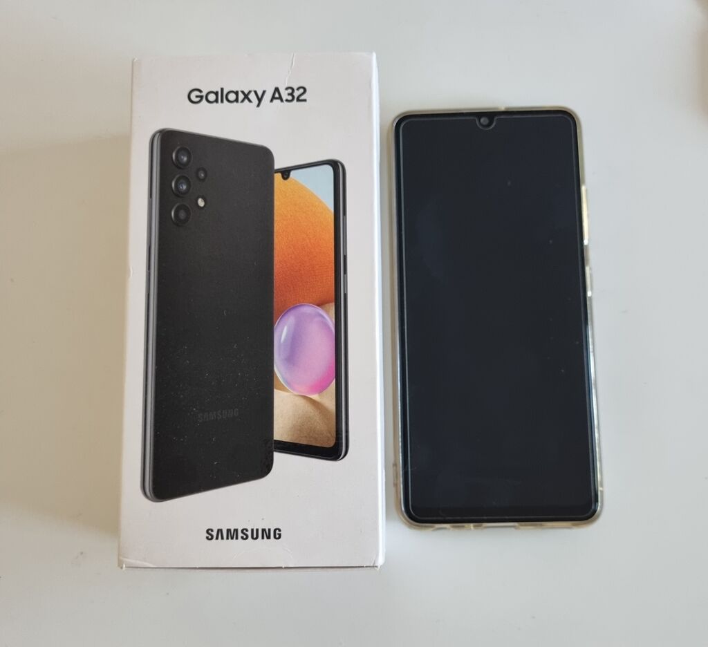 Samsung Galaxy A32, bоја - Crna, Otisak prsta, Dual SIM, Face ID