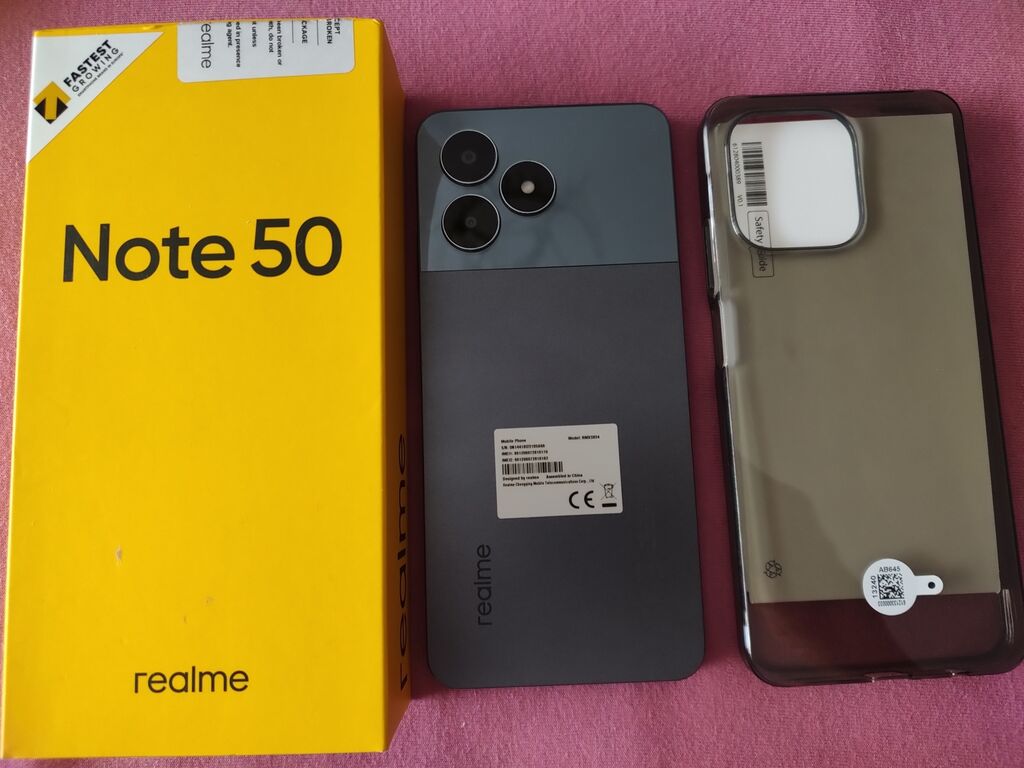 Realme Note 50, 4 GB, bоја - Siva, Dual SIM